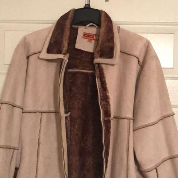 Roval Prestige | Jackets & Coats | Royal Prestige Fur Leather Coat ...